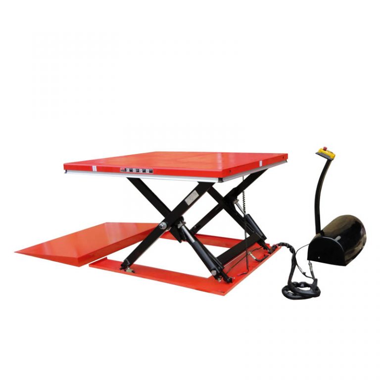 Low Profile Scissor Table with Ramp (HY1001) - LiftMate